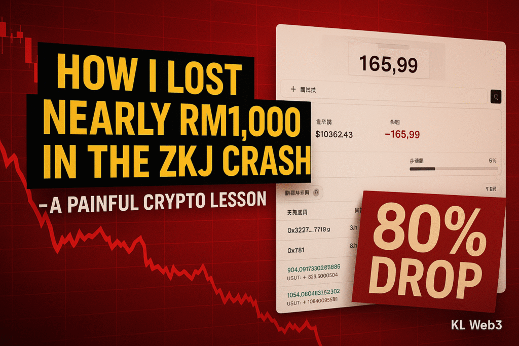 How I Lost Nearly RM1,000 in the ZKJ Crash - A Painful Crypto Lesson ...